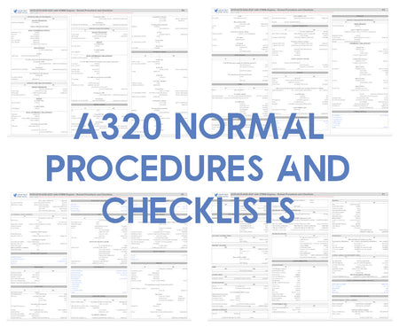 A320 Normal Procedures and Checklists | Airline Pilot Study Notes